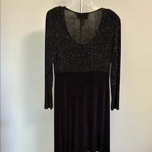 St. John | Dresses | St John Black Long Sleeve Dress Elegant Timeless ...